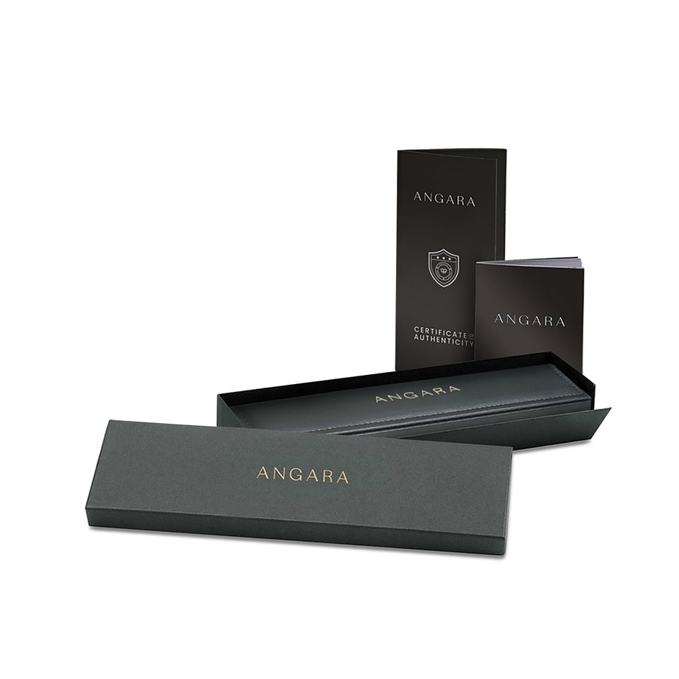 Natural Diamond Studded Clover Bracelet Lumba Rakhi